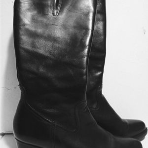 Ecco | Shoes | Ecco Hope Black Knee High Boots | Poshmark